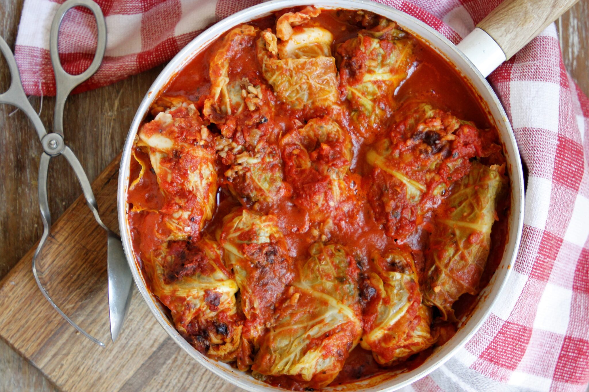 Savory Italian-Style Cabbage Roll - Loriana Shea Cooks