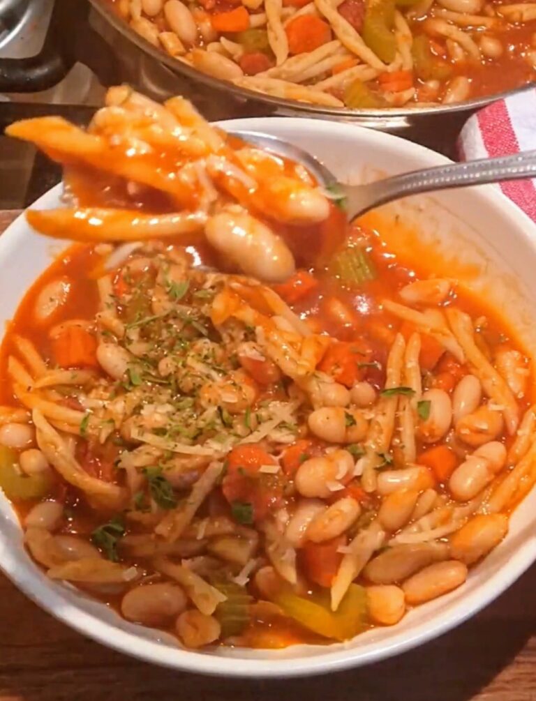 Authentic Italian Pasta e Fagioli - Loriana Shea Cooks