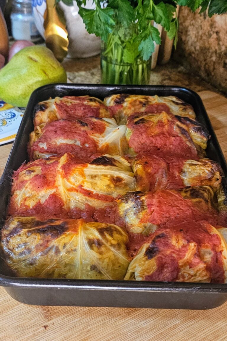 Italian Style cabbage rolls - Loriana Shea Cooks