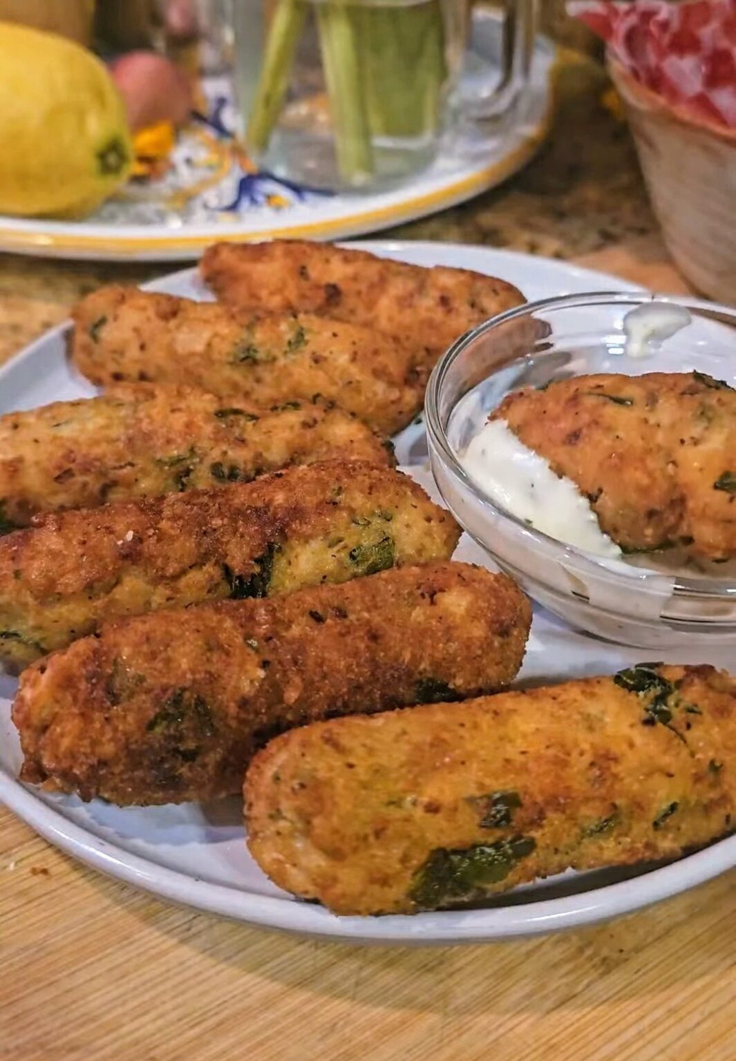 Easy Italian chicken croquettes - Loriana Shea Cooks