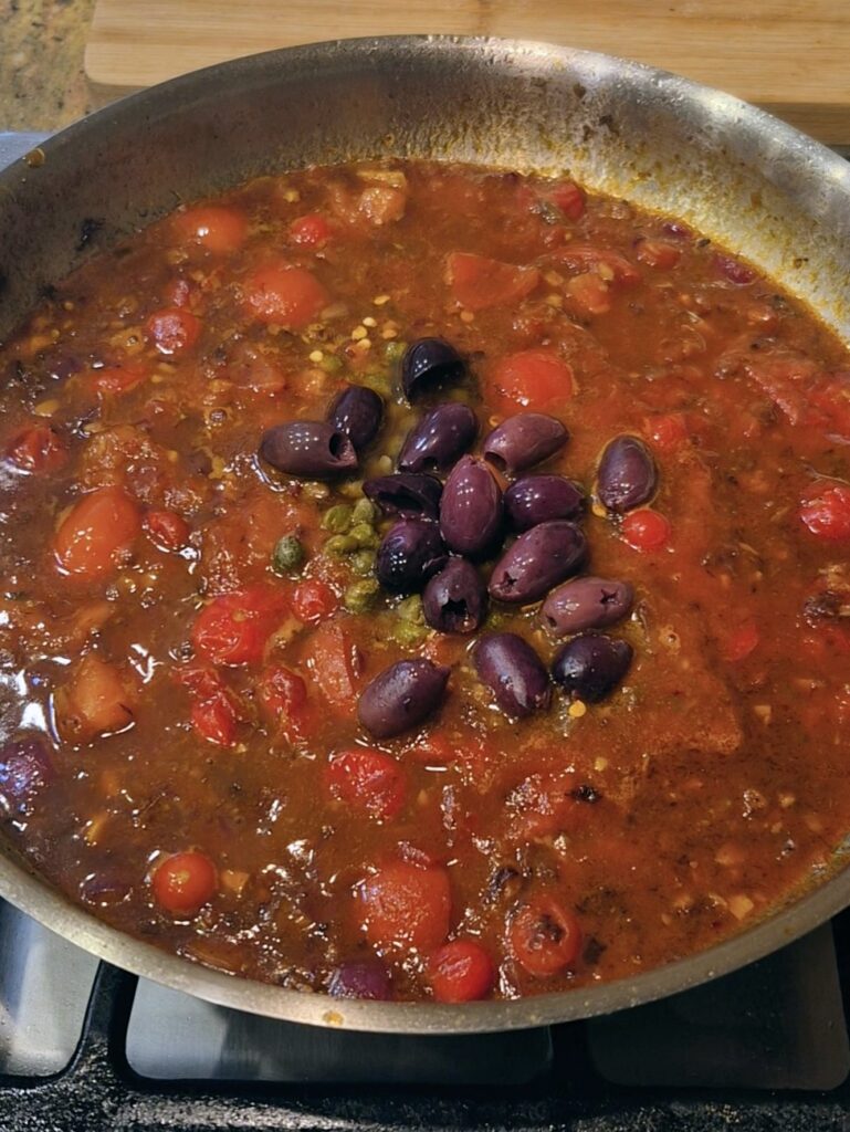 Italian Cod Puttanesca Recipe - Loriana Shea Cooks