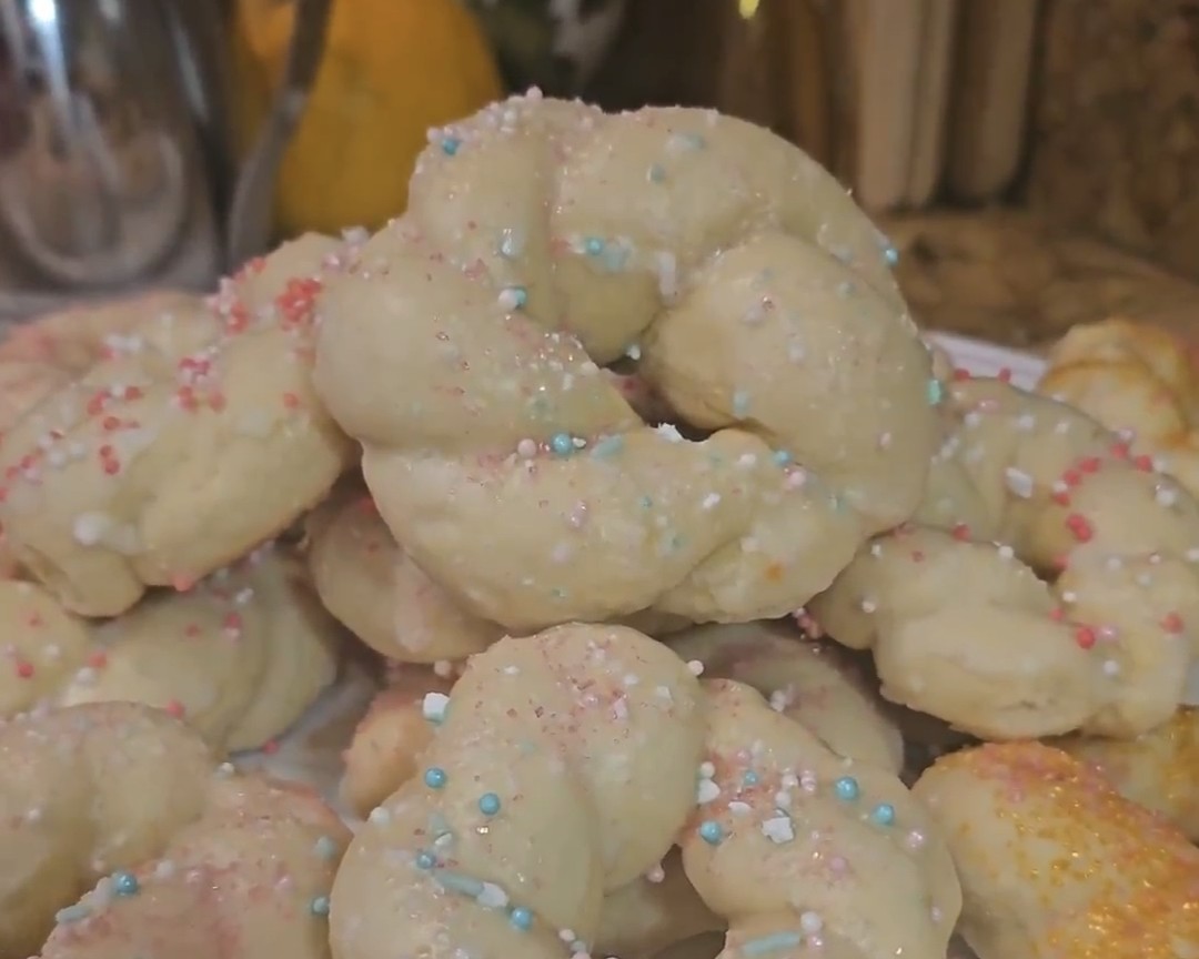 Italian Braided Lemon Cookies - Loriana Shea Cooks